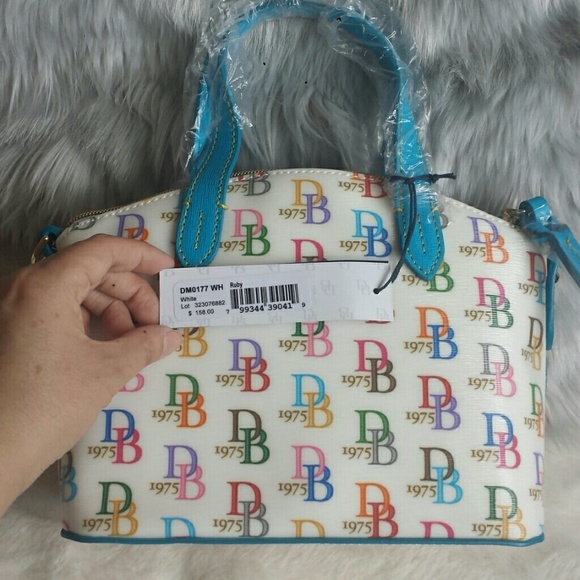 Dooney & Bourke | Bags | Dooney Bourke Db75 Multi Ruby Signature ...